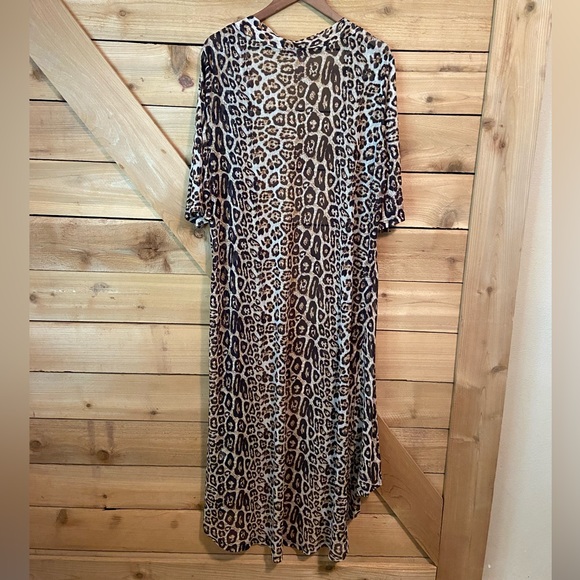 Crazy Train | Tops | Crazy Train Leopard Print Duster | Poshmark